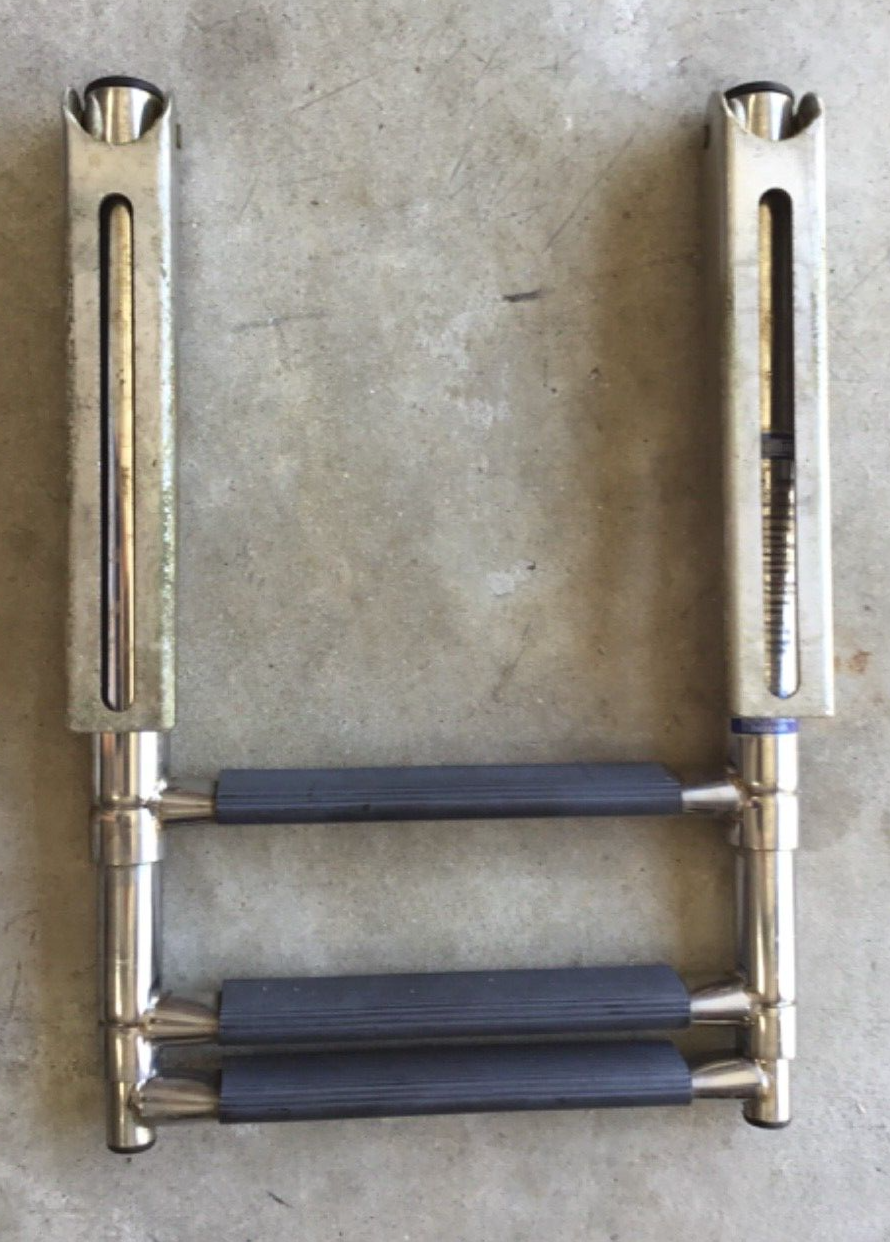 Windline Stainless Steel Under Platform Slide Out Telescoping 3 Step ...