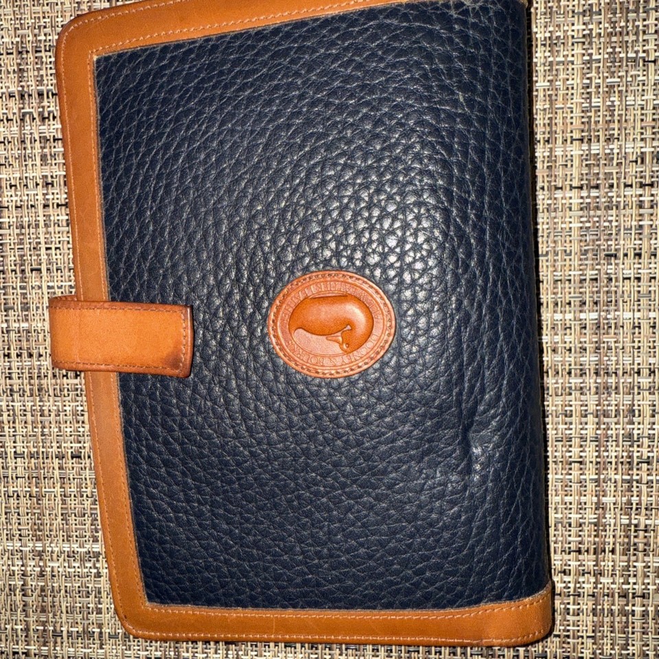 RARE Vintage*DOONEY & BOURKE Black AWL Planner Agenda Journal Planner ...