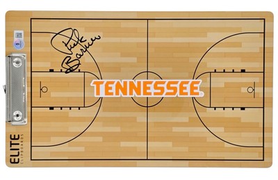 RICK BARNES TENNESSEE VOLUNTEERS SIGNED CLIPBOARD COACHES ELITE BECKETT ...