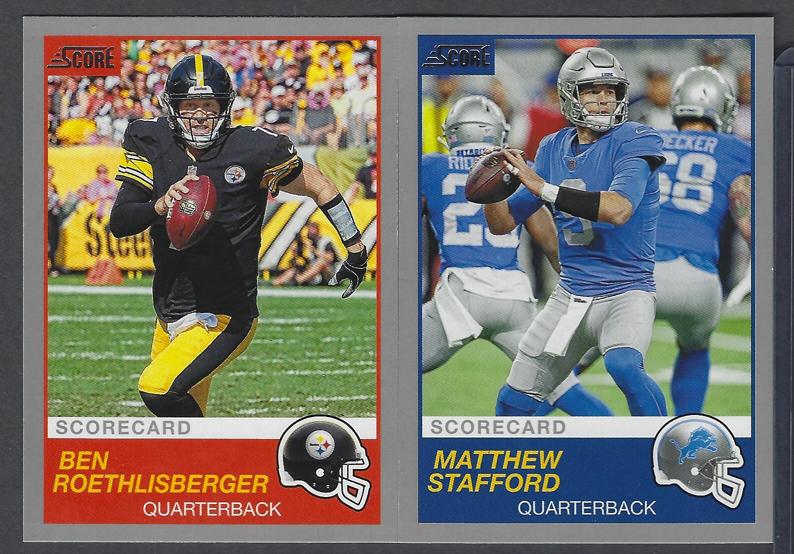 2019 Score Football Silver Scorecard Parallels COMPLETE YOUR SET You ...