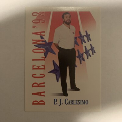 1991-92 SKYBOX 1992 DREAM TEAM COACH P.J. Carlesimo RC OLYMPIC CARD ...