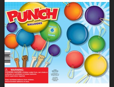 3 Pcs 2 Inch Vending Machine Capsules - Punch Ballon’s. 3 Pc Mix ...