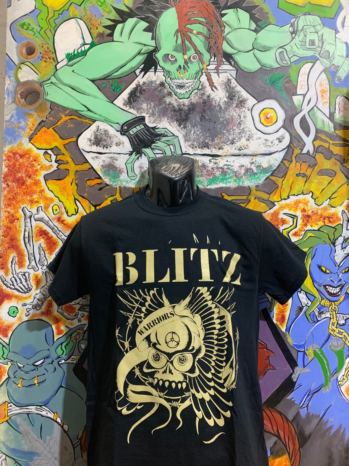 Blitz "Warriors" shirt Business UK Subs English Dogs Oi Dropkick ...