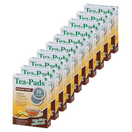 10 x Teepads Rooibush Vanilla (Suitable for Senseo) 200 Pads! Tea ...
