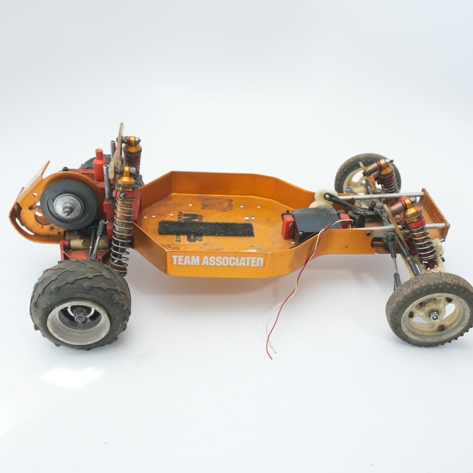 Vintage Team Associated RC10 Gold Pan (project) Chassis w Suspension | eBay