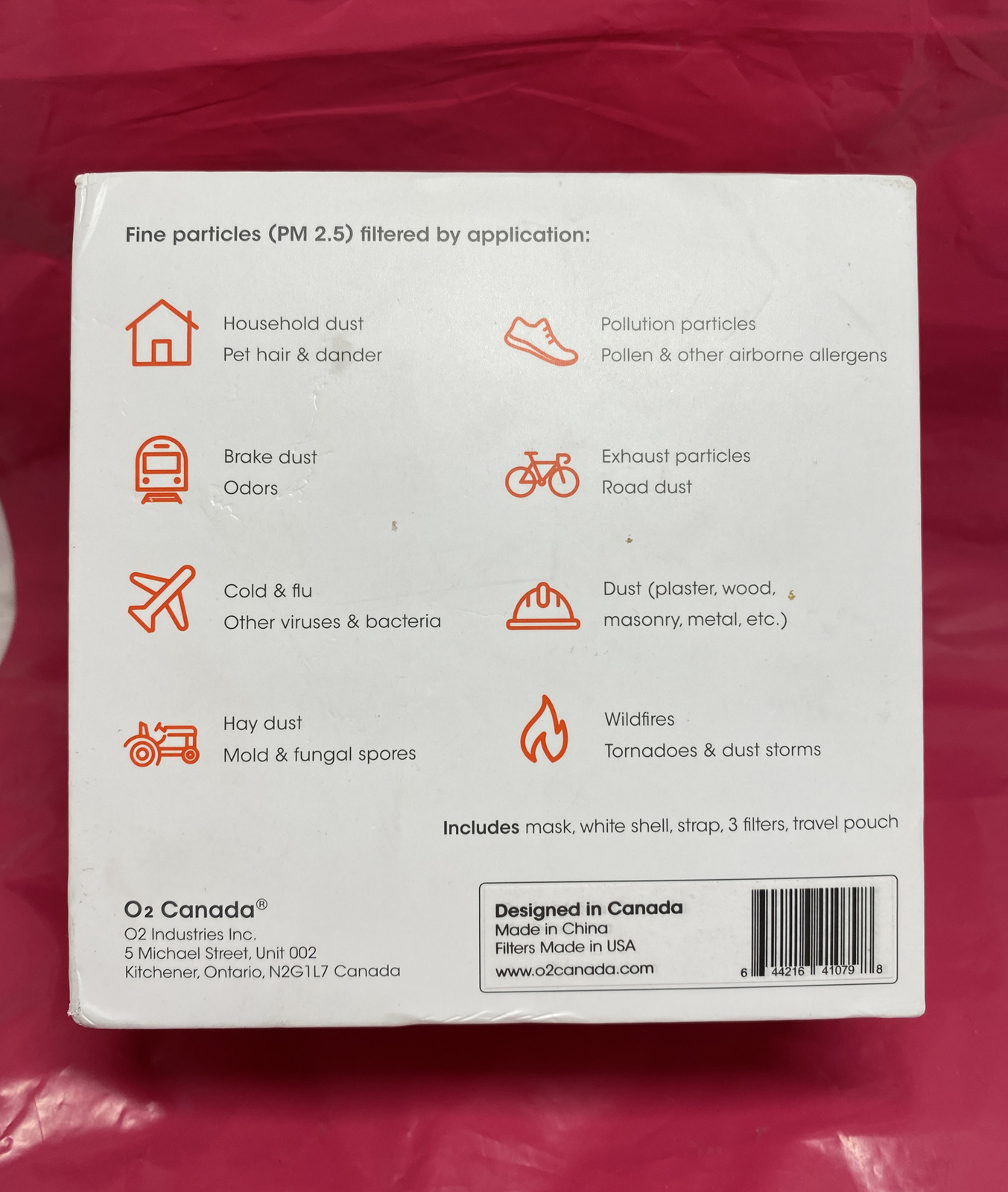 O2+Canada+Curve+1.2+Respirator+Breathing+Mask+Shell+W+3+Filters+B1 ...