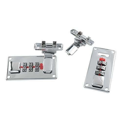 2sets Combination Padlocks Tool Box Hasp Luggage Suitcase Hasps ...