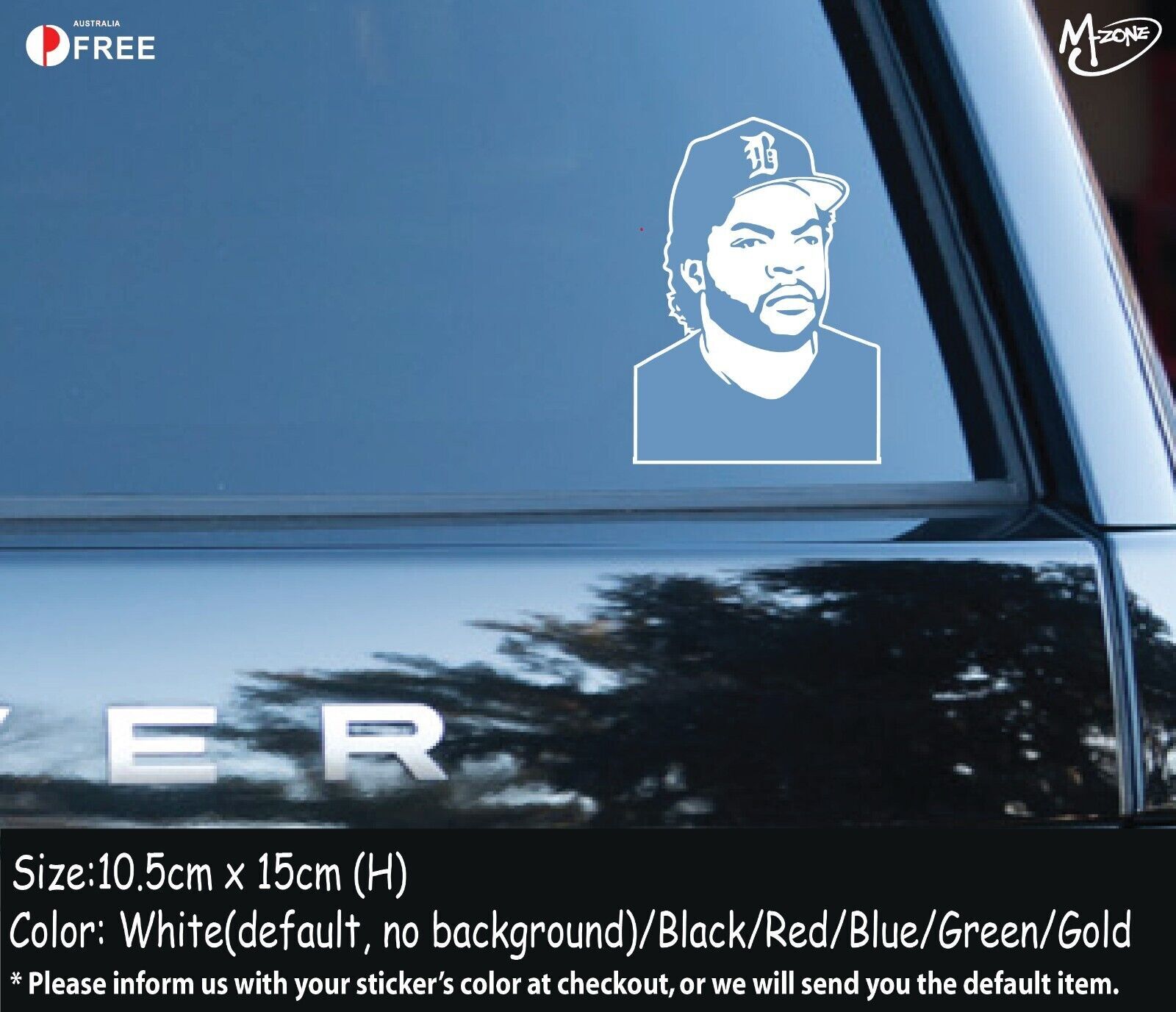 Ice Cube Sticker Decal -Reflective/Metallic Color Decals Best Presents ...