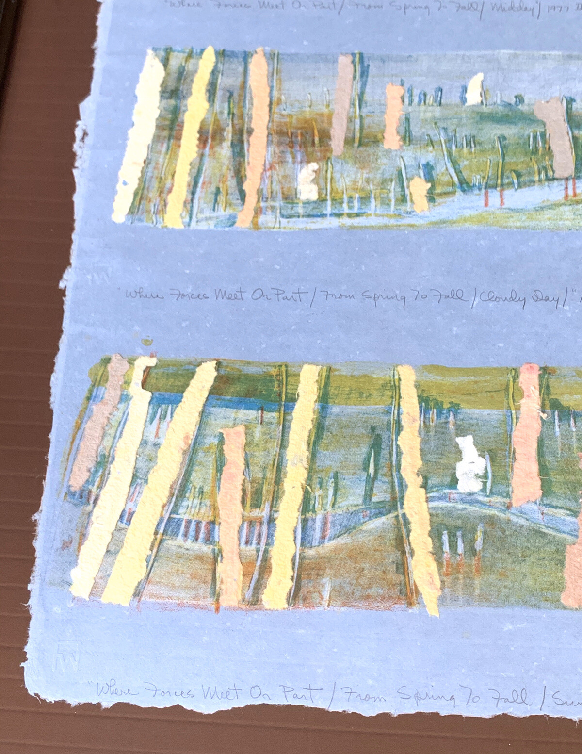 HUGE Original Roland Poska 1977 Mixed Media Modernism Painting 4x ...