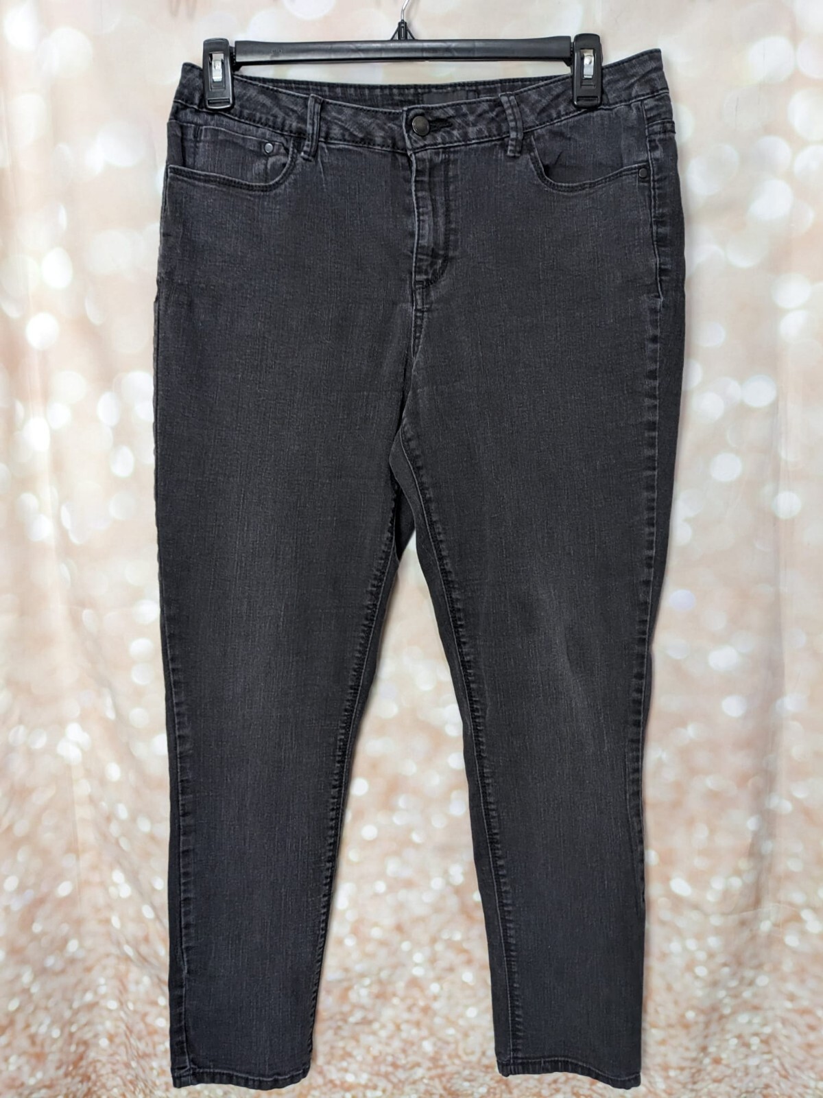 Attention Modern Fit Women's Black Denim Jeans With Stretch Size 12 RN ...