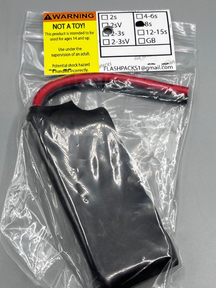 NEW FLASHPACKS 8S RC Cap Pack for Speed Run, Drag Racing | eBay