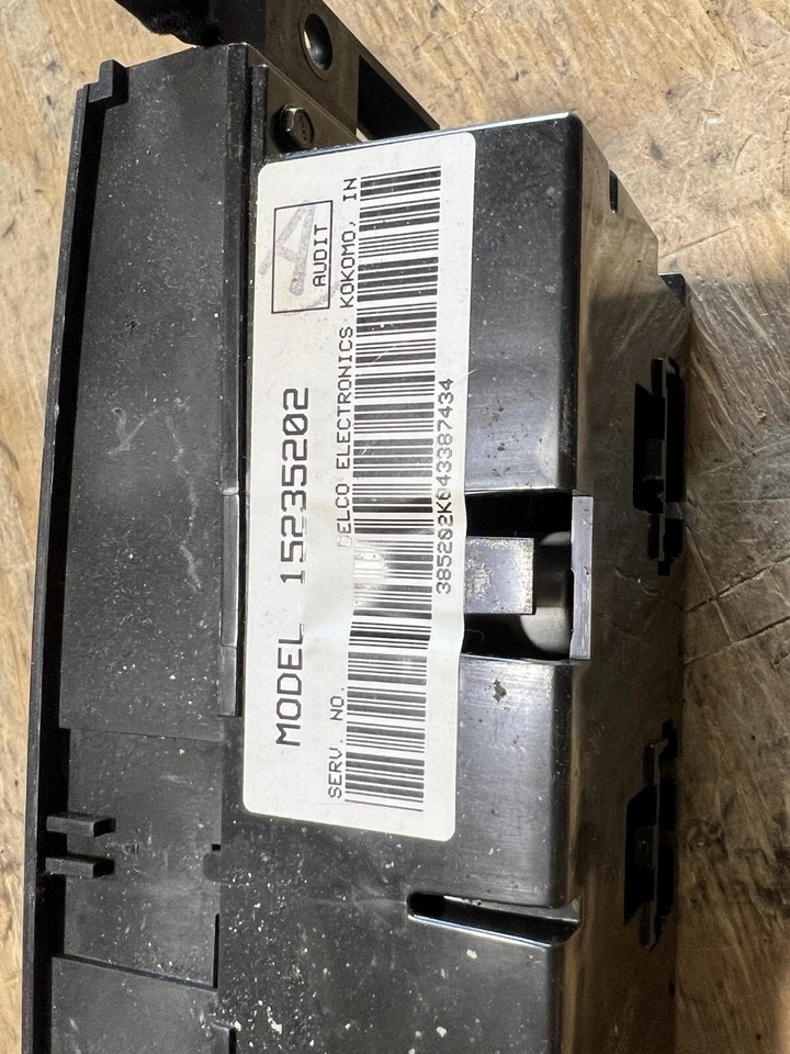 2005-2013 C6 Corvette Heater Control Automatic HVAC CJ2 TESTED 15858813 ...
