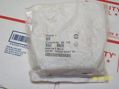 *NEW* HARTING CONNECTOR HAN 24 E-BU-S , 09330242701 03 | eBay