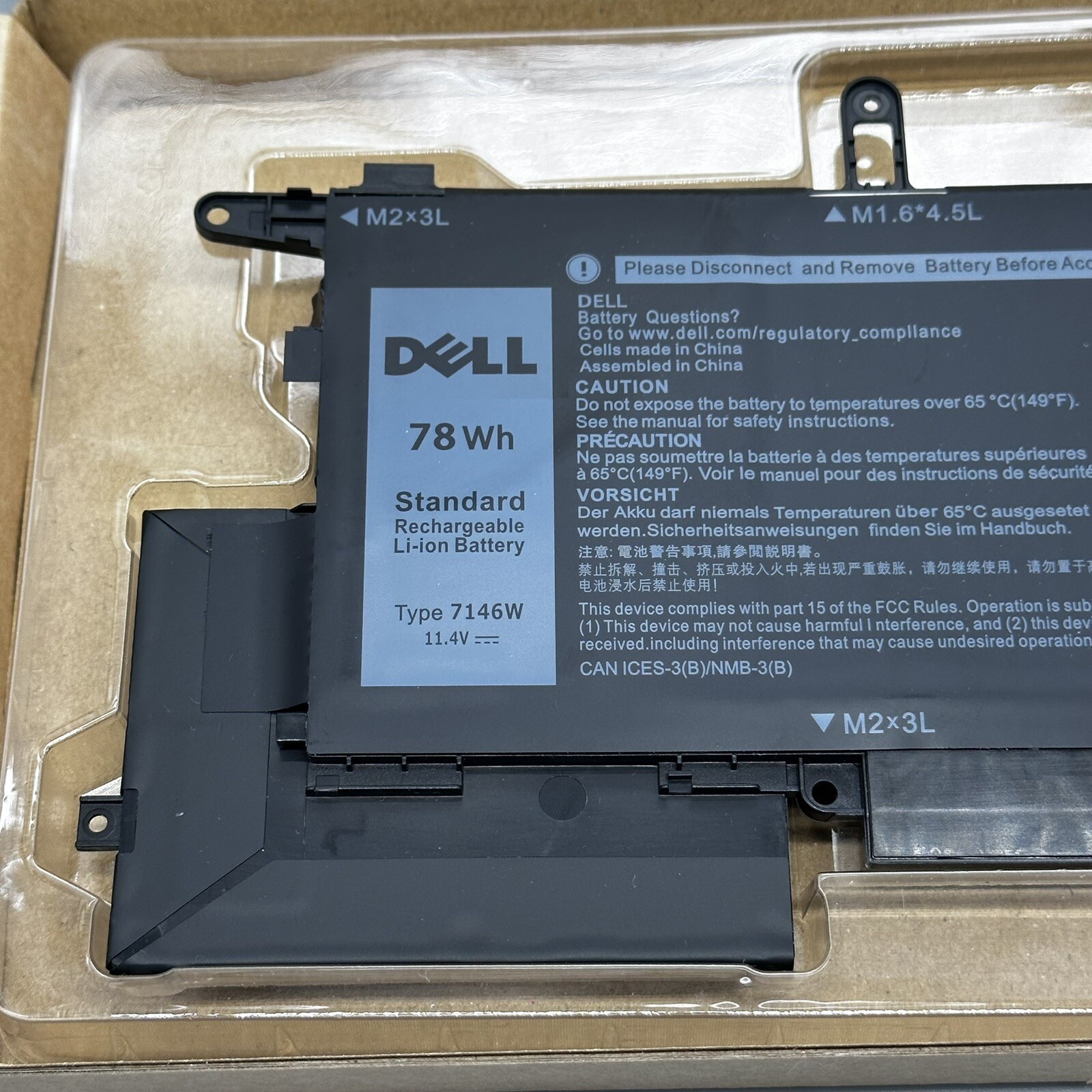 Genuine Dell Latitude 7400 2-in-1 Notebook Battery 78wh 11.4v C76h7 ...