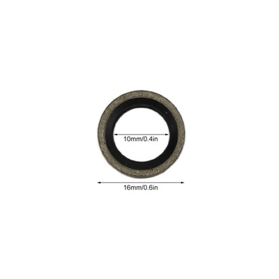 20pcs 10 MM Banjo Bolt Fuel Sealing Washers 4934278 Rubber Fuel Syste ...