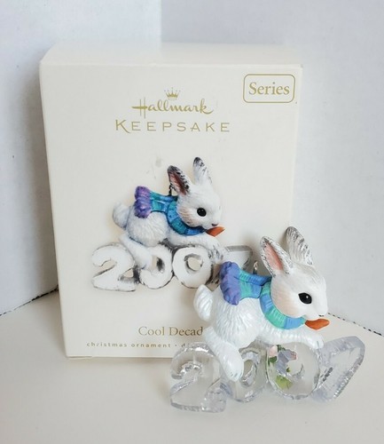 Hallmark KS Ornament Cool Decade 2007 Bunny Rabbit w/Carrot 8th In ...