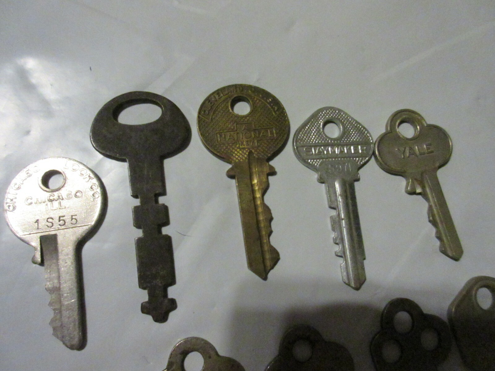 Vintage Lot of 10 KEYS YALE NATIONAL SLAYMAKER KEYS | eBay