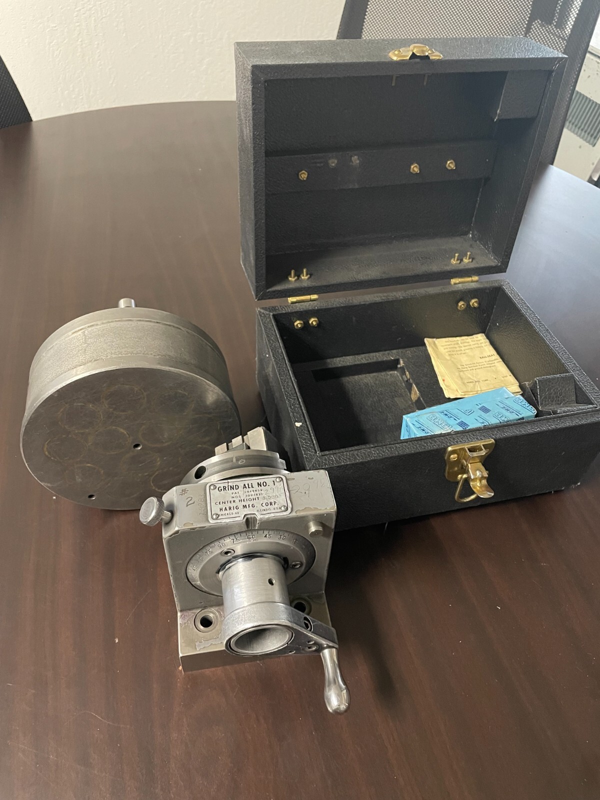 Harig Grind-All No. 1 with 4-3/4" Eclipse AX475C Magnetic Chuck, Case ...