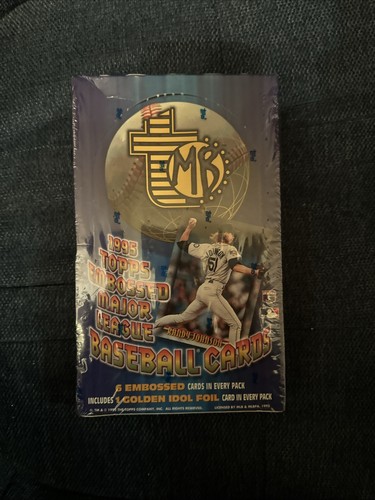 1995 Topps Embossed MLB Baseball Factory Sealed Hobby Box 24 Packs | eBay