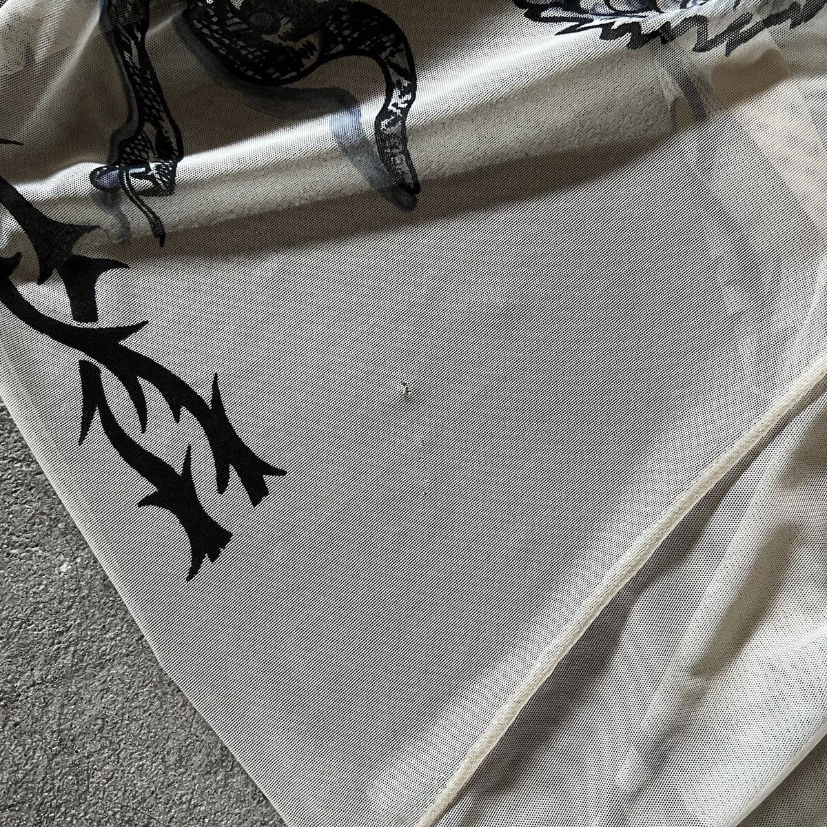 Jean Paul Gaultier SS96 SAFE SEX FOREVER MESH LONG SLEEVE Jean Paul Gaultier SS96 SAFE SEX FOREVER MESH LONG SLEEVE