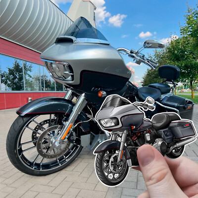 Harley Road Glide CVO FLTRSE Stickers - Set of 3 KissCut Motorcycle ...