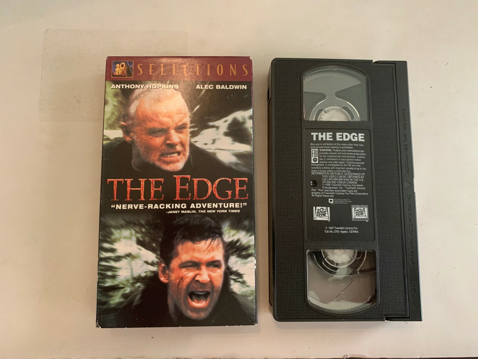 1997 The Edge VHS Video Tape Anthony Hopkins | eBay