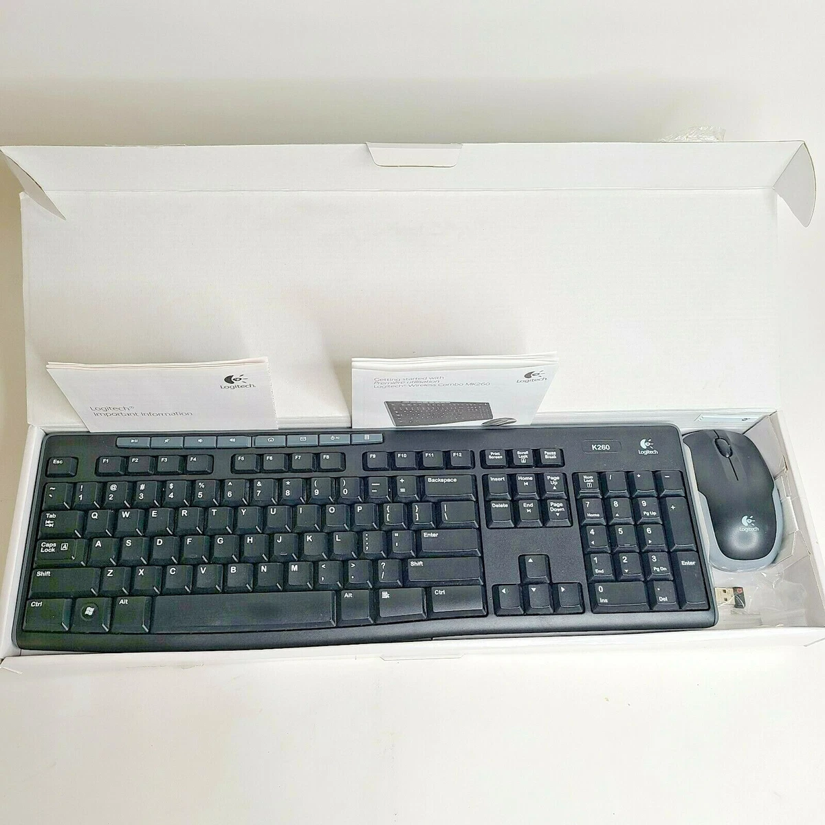 Logitech Wireless Keyboard And Mouse Mk260