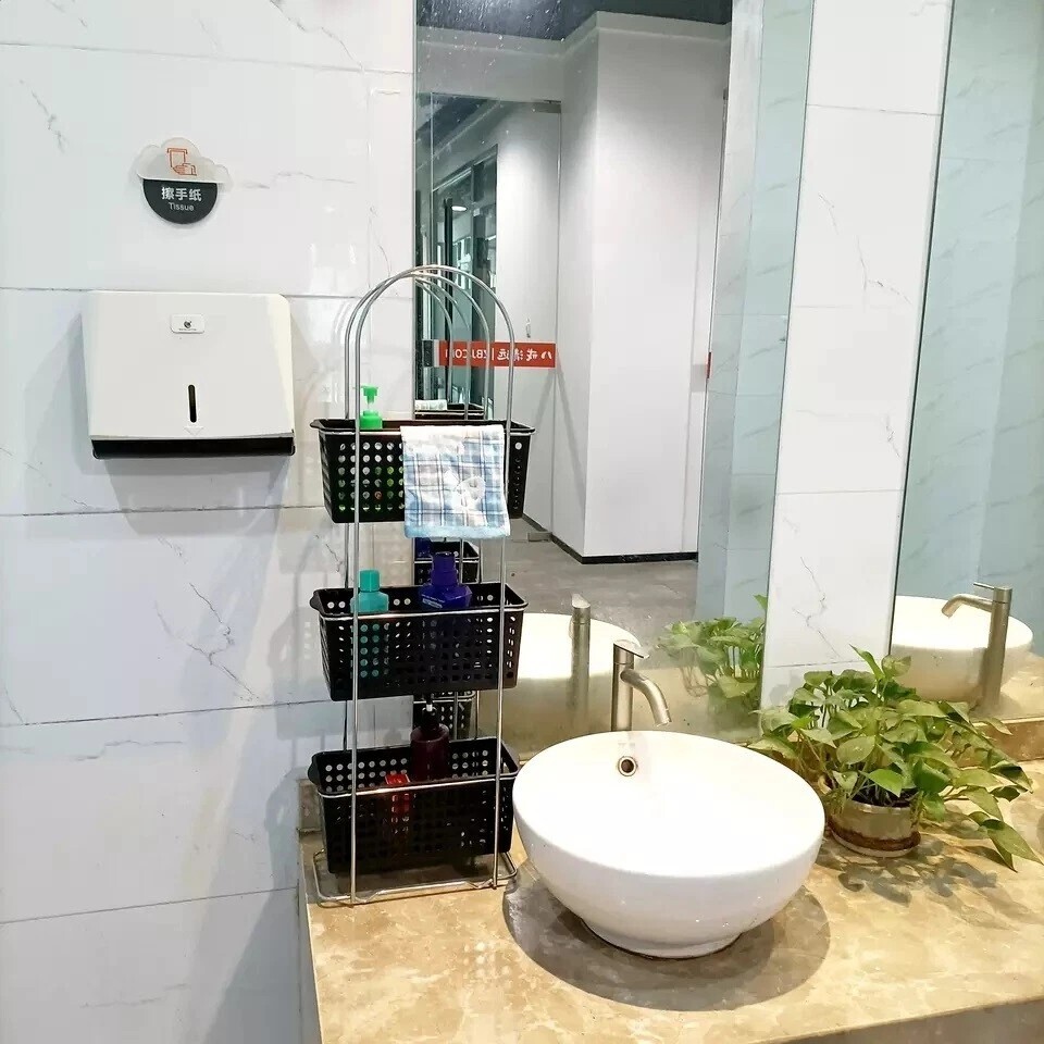 Hanging Over Door Screen Shower Caddy Bathroom Storage Rack Tidy Modern ...