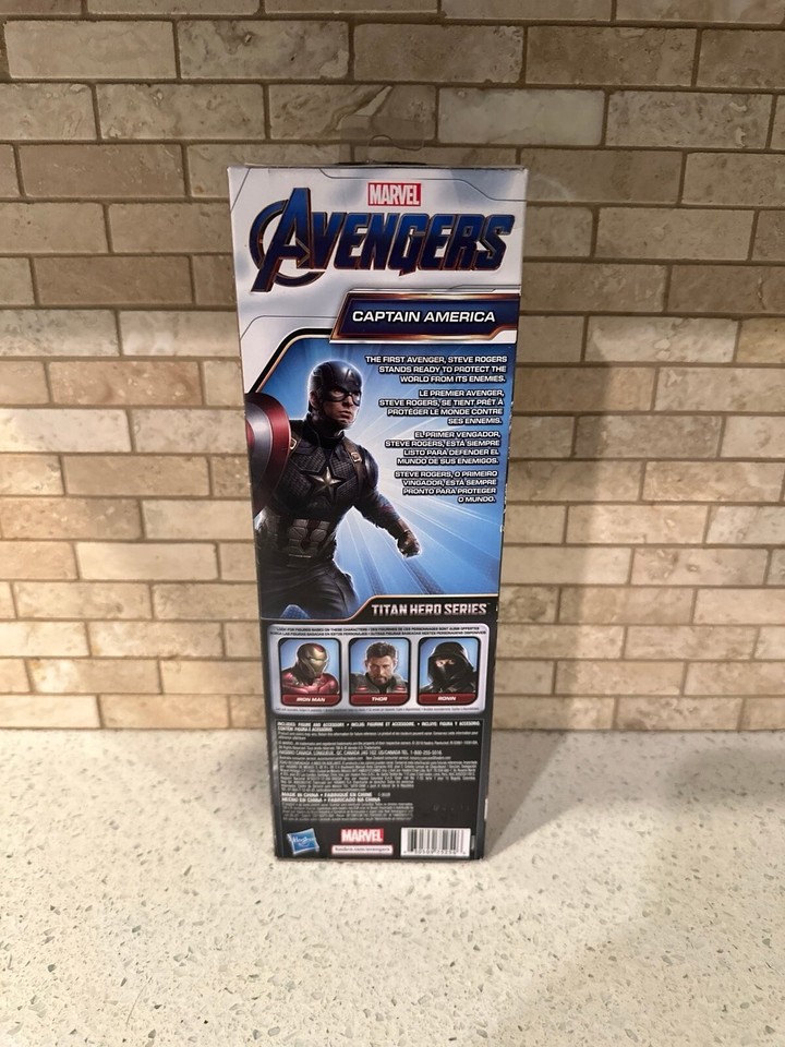Captain America 12" Marvel Toy Action Figure Avengers Endgame Titan ...
