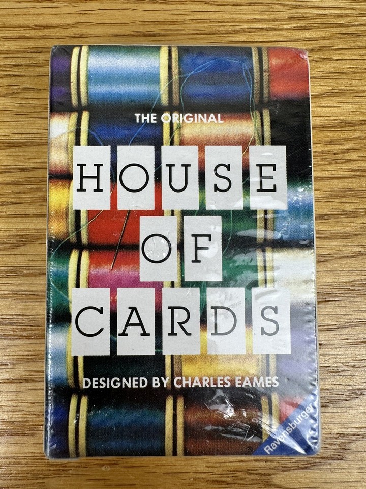 NEW The Original House of Cards by Charles Eames Picture Deck 1986 MOMA ...