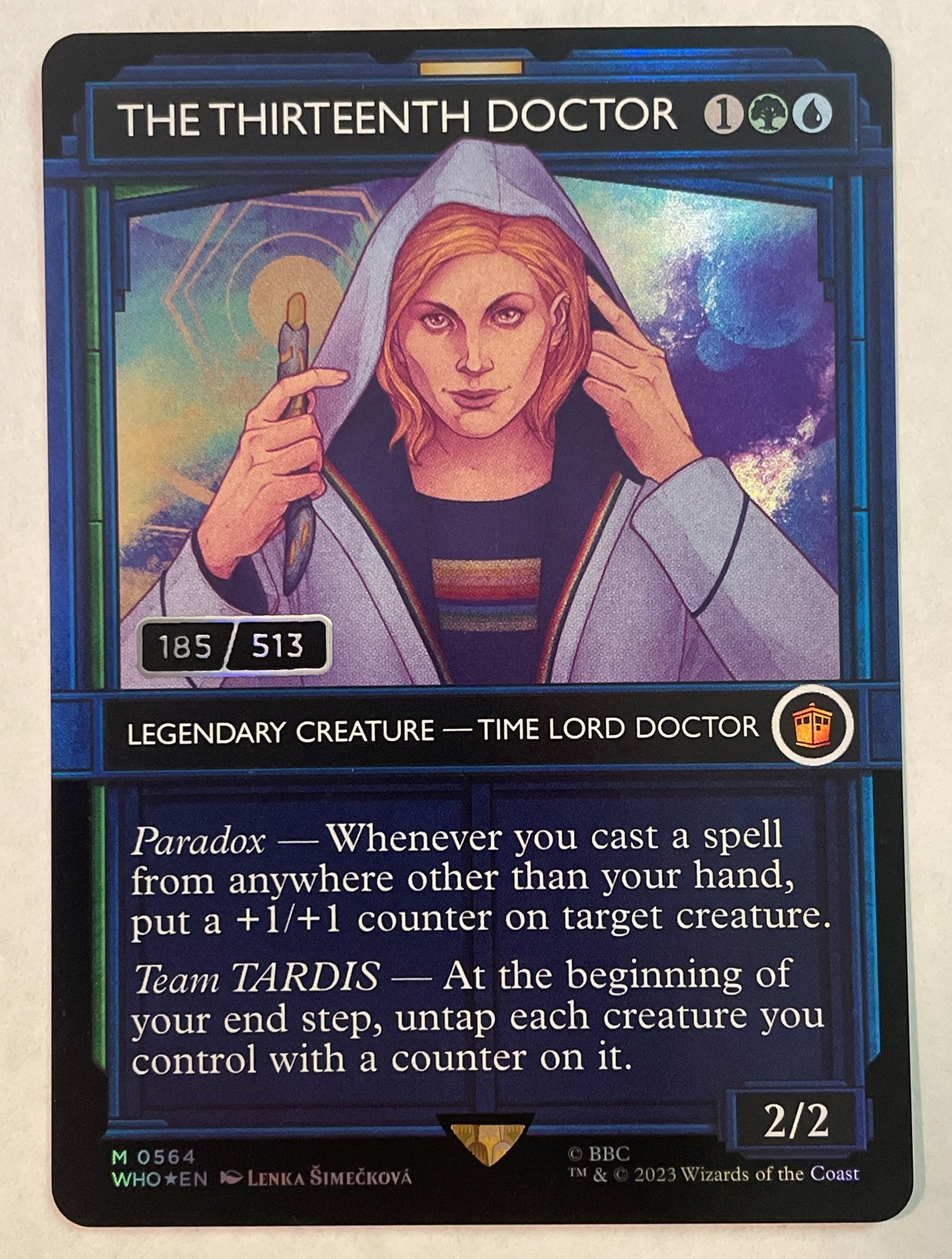 MTG UNIVERSES BEYOND : DR. WHO - THE THIRTEENTH DOCTOR - SERIALIZED 185 ...