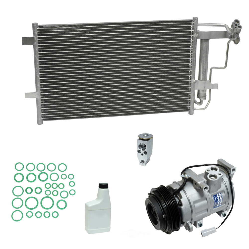 A/C Compressor Kit-i, Eng Code: LFD, MPI, Natural, 4 Door fits 2010 3 2 ...