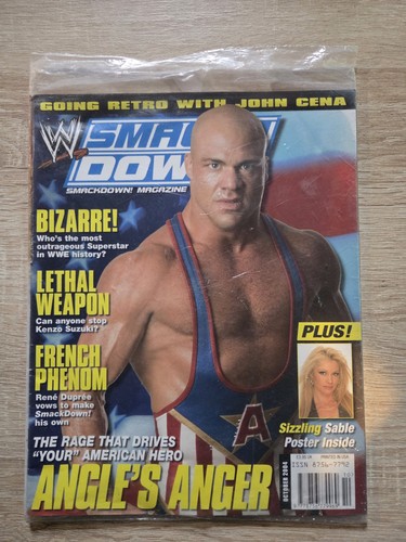 WWE SmackDown! Mag October 2004 – Kurt Angle & Sable Cover – Sealed ...
