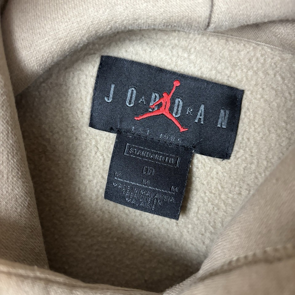 Travis Scott Cactus Jack x Jordan Pullover Khaki Hoodie Embroidered Men ...