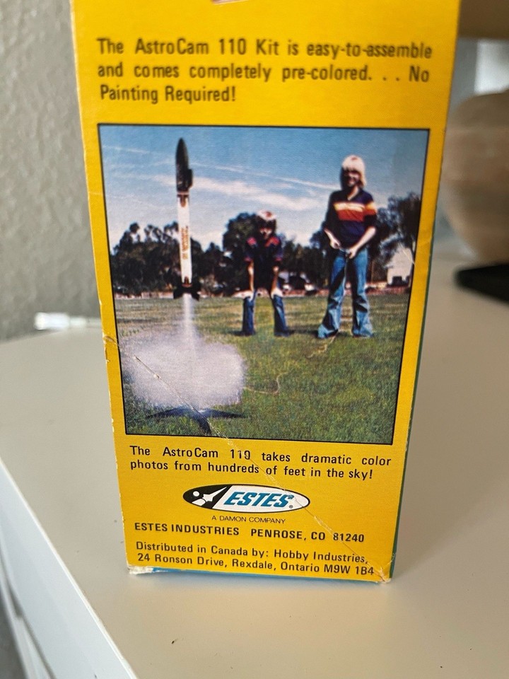 Estes ASTROCAM 110 model rocket kit with a camera on board | eBay