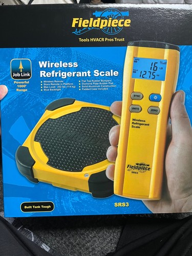 Fieldpiece SRS3 Wireless Refrigerant Scale with Remote 872641003302| eBay