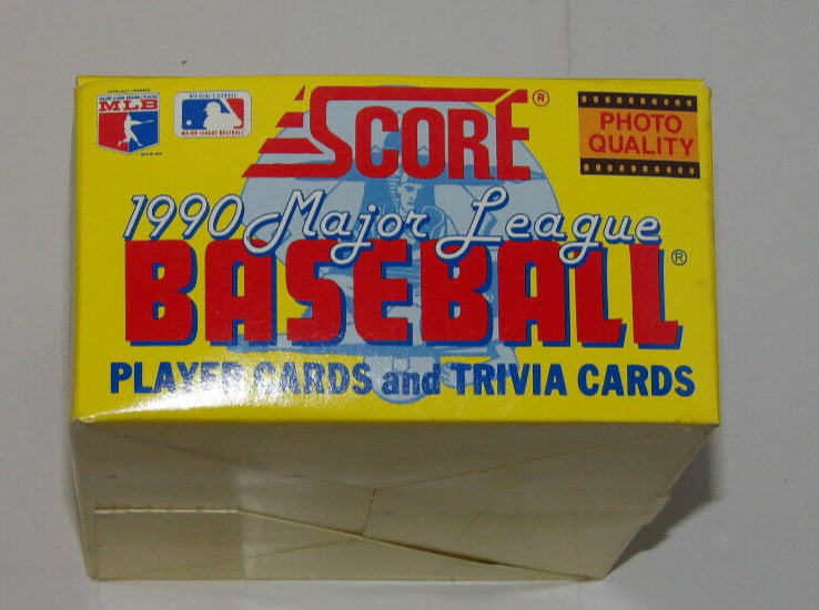 1990 Score Baseball Unopened Wax Box | eBay