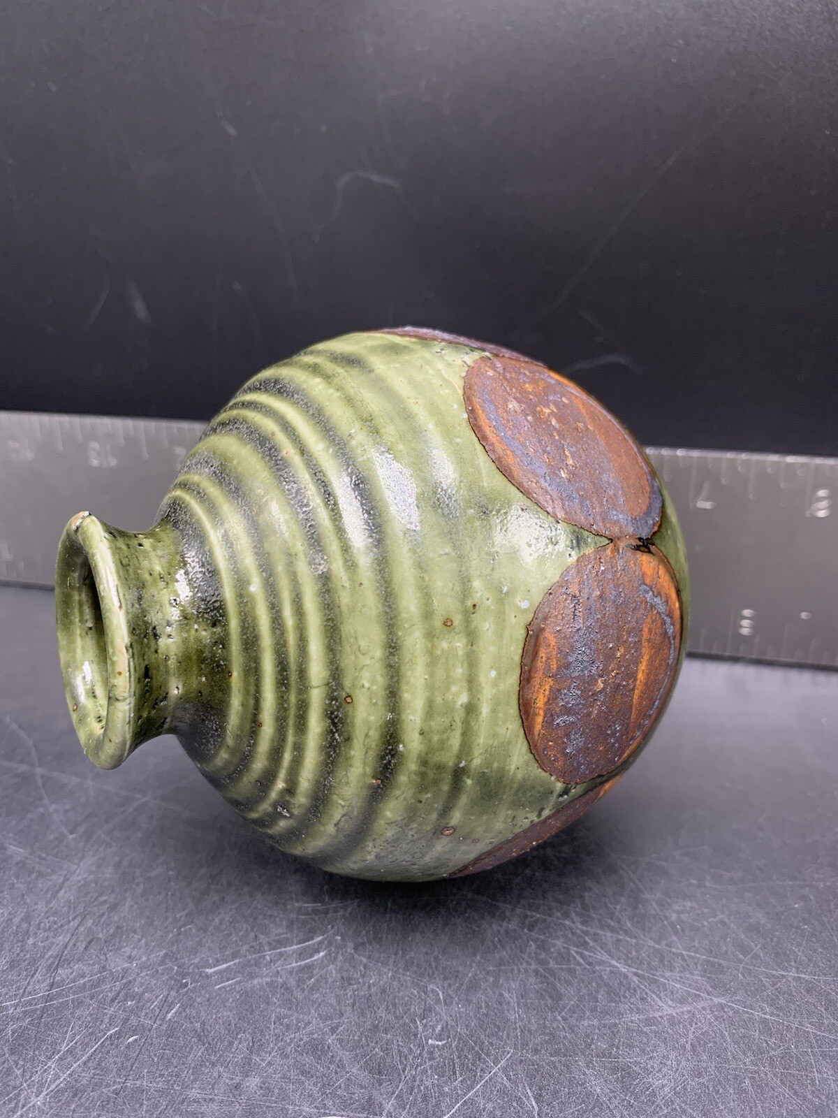 Vintage Ceramic OMC Otagiri Japan Pottery Bud Vase Mini 3.5" Brown ...