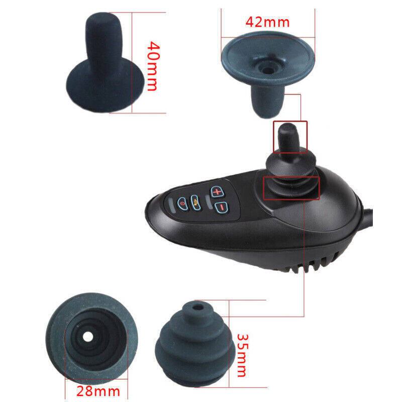 2sets Rubber Joystick Controller Knob Electric Power Wheelchair ...