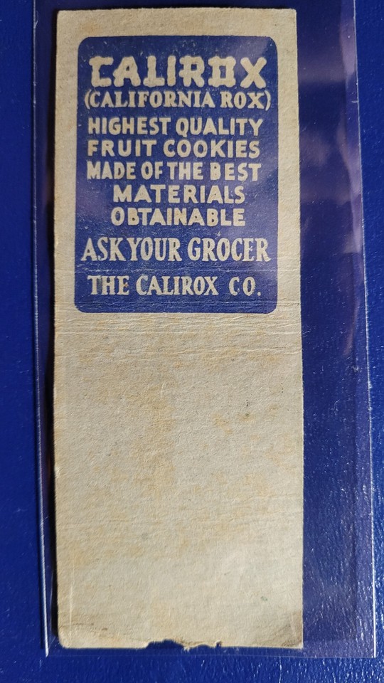 1920's Calirox Fruit Cookies Matchbook Match Cover | eBay