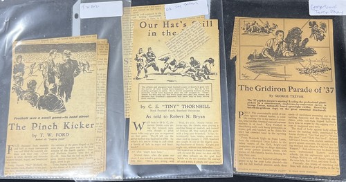 ULTRA RARE EARLY 1930's NEWSPAPER FOOTBALL / MAGAZINE ARTICLES | eBay