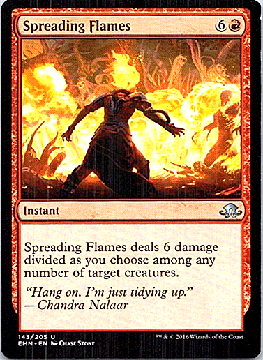 Spreading Flames Magic The Gathering Eldritch Moon Light Play | eBay