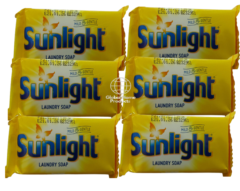 Sunlight Yellow Household Soap Real Lemon Multi-Purpose Laundry Bar ...
