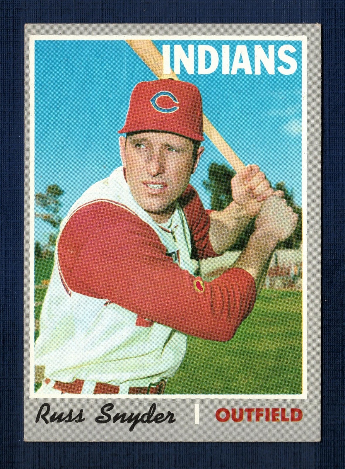 1970 Topps Russ Snyder #347 Cleveland Indians EX+ | eBay