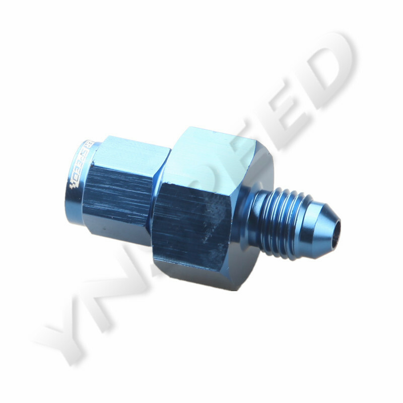4AN Male To AN4 Female Fuel Fitting Adapter With 1/8" NPT Gauge Port ...