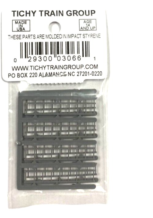 HO Scale Tichy Train Group 3066 Tall Boxcar Freight Car Ladders pkg (8 ...