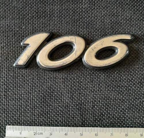 LOGO PEUGEOT 106 .ORIGINE MONOGRAMME INSIGNE SIGLES | eBay