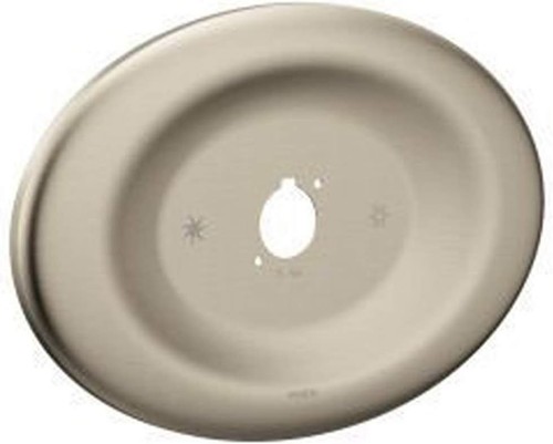Moen Brushed Nickel Remodeling Cover Plate for Two & Three-Handle Tub ...