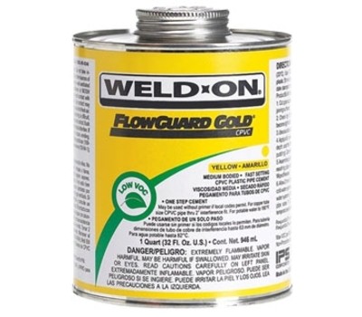 IPS 11026 1 Qt CPVC Specialty Solvent Cement FlowGuard Gold Yellow | eBay