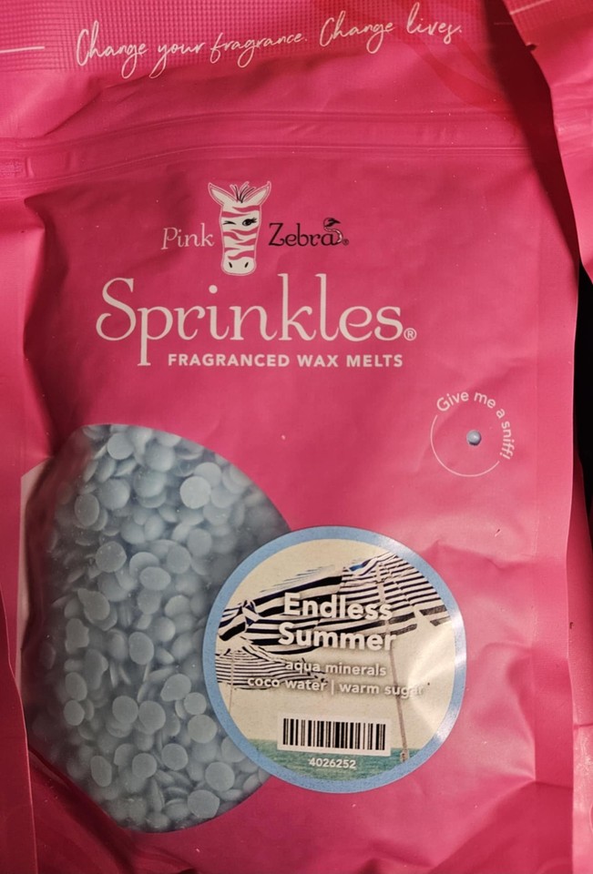 Pink Zebra wax Sprinkles - NEW - Over 100 Factory Sealed 3.75 oz. Bags ...